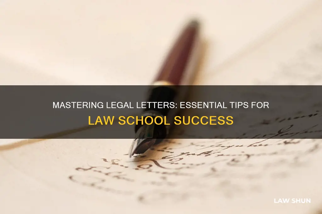Mastering Legal Letters: Essential Tips For Law School Success | LawShun