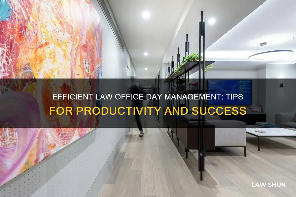 Efficient Law Office Day Management: Tips For Productivity And Success ...