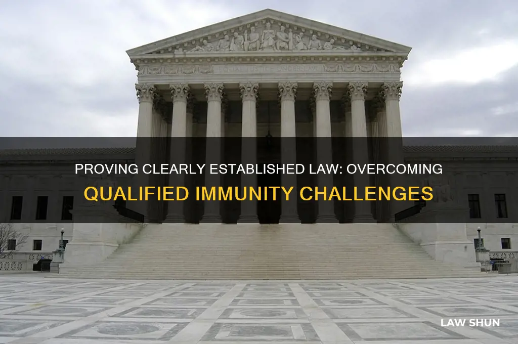 Proving Clearly Established Law: Overcoming Qualified Immunity ...