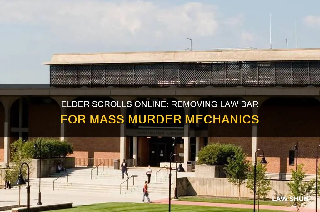 Elder Scrolls Online: Removing Law Bar For Mass Murder Mechanics | LawShun