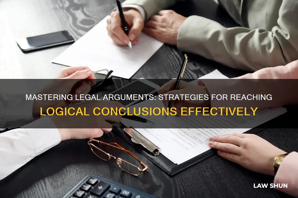 Mastering Legal Arguments: Strategies For Reaching Logical Conclusions ...