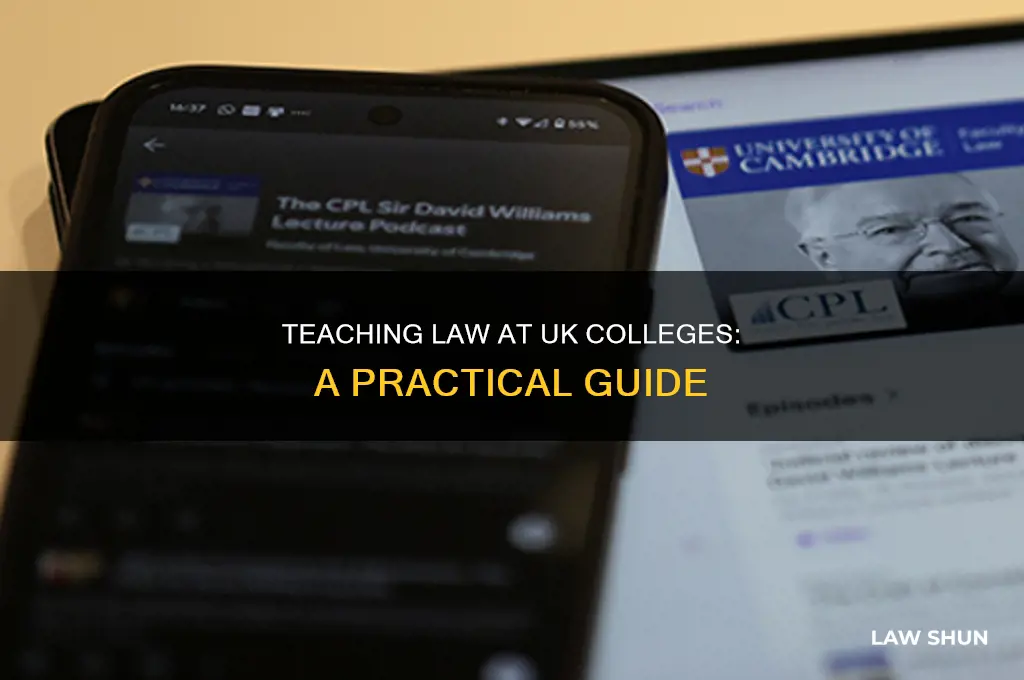 Teaching Law At Uk Colleges: A Practical Guide | LawShun