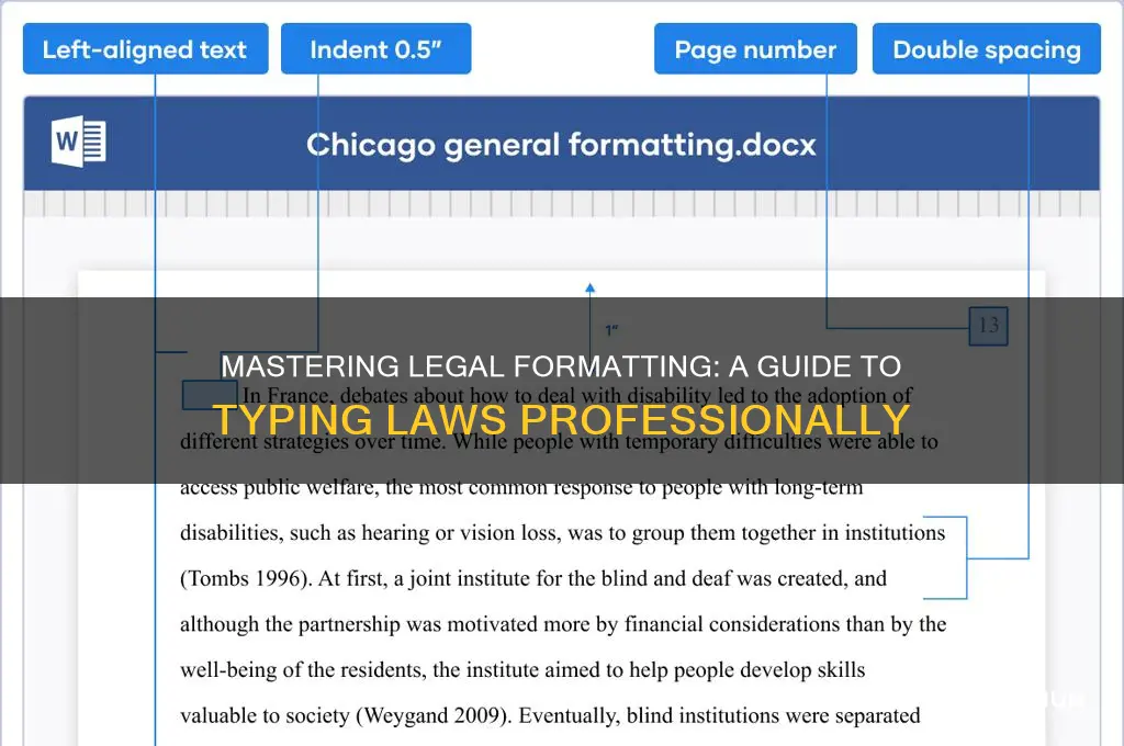 Mastering Legal Formatting: A Guide To Typing Laws Professionally | LawShun