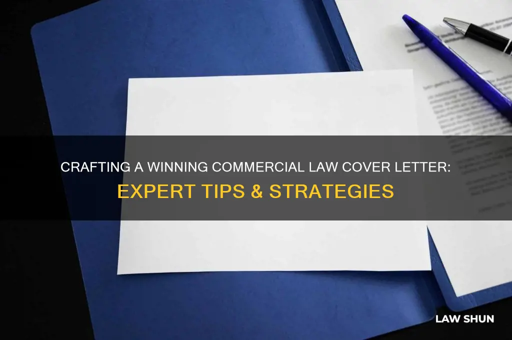 Crafting A Winning Commercial Law Cover Letter: Expert Tips ...