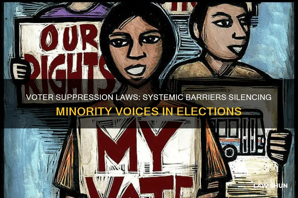 Voter Suppression Laws: Systemic Barriers Silencing Minority Voices In ...