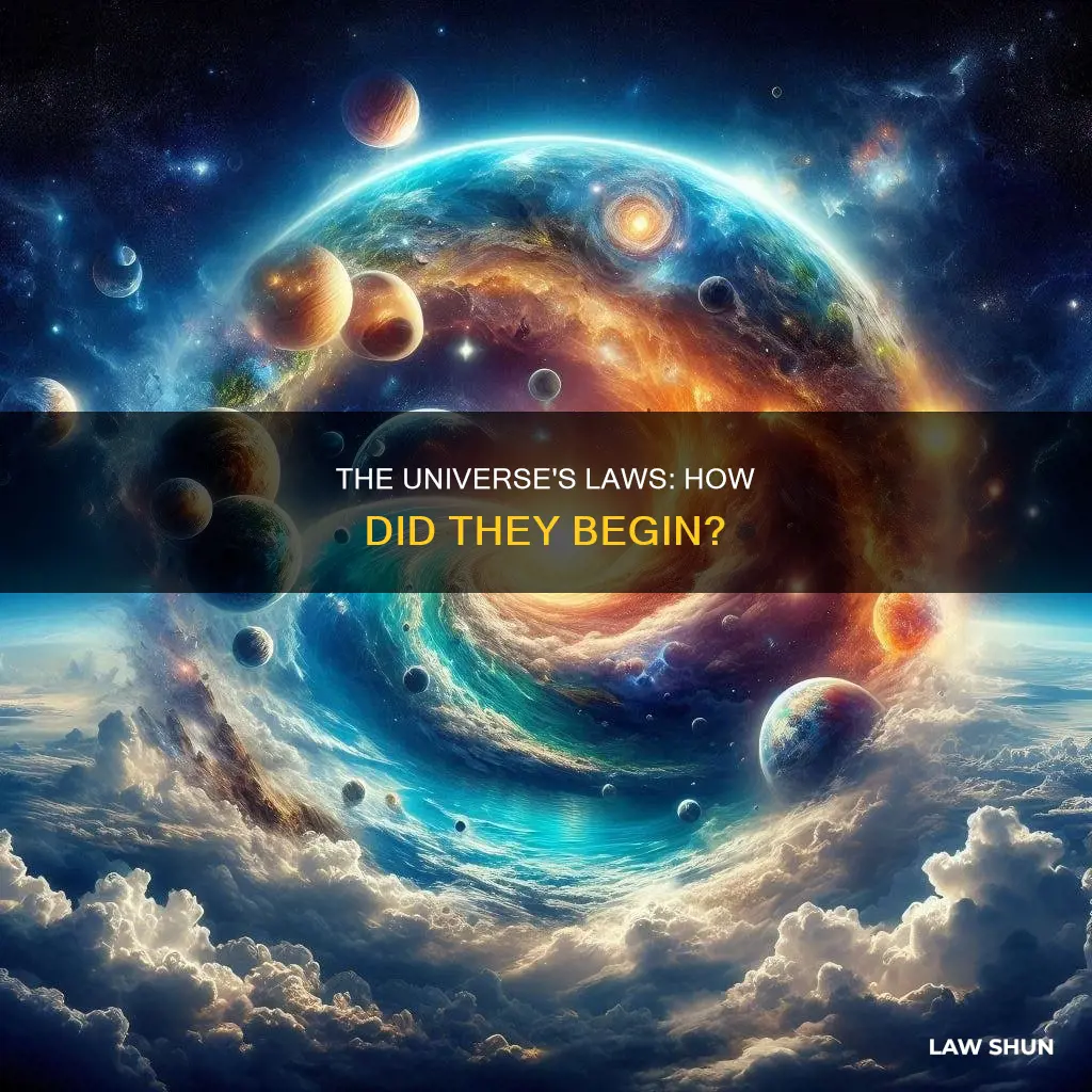 The Universe's Laws: How Did They Begin? | LawShun