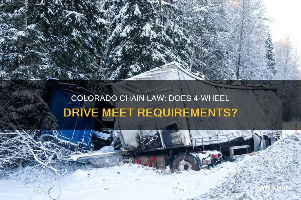 Colorado Chain Law: Does 4-Wheel Drive Meet Requirements? | LawShun