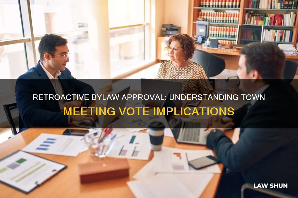 Retroactive Bylaw Approval: Understanding Town Meeting Vote ...
