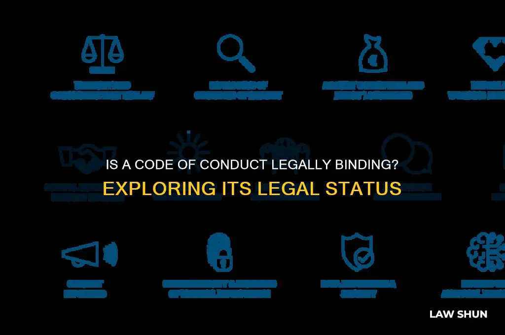 Is A Code Of Conduct Legally Binding? Exploring Its Legal Status | LawShun