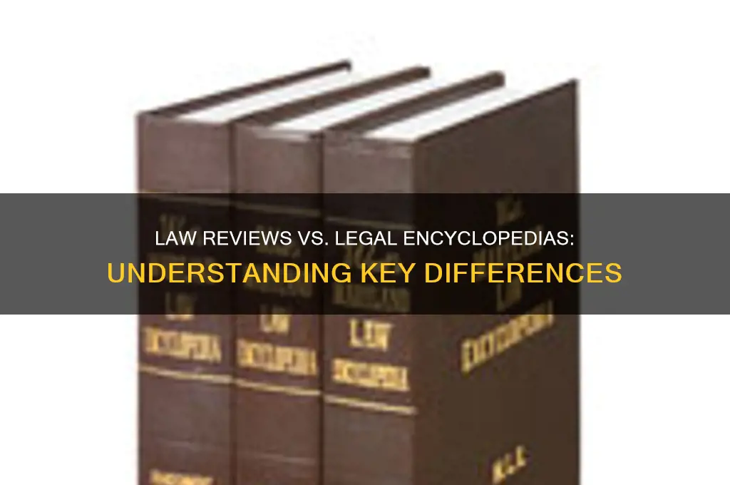 Law Reviews Vs. Legal Encyclopedias: Understanding Key Differences ...