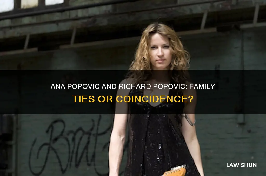 Ana Popovic And Richard Popovic: Family Ties Or Coincidence? | LawShun