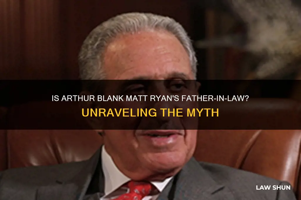 Is Arthur Blank Matt Ryan's Father-In-Law? Unraveling The Myth | LawShun
