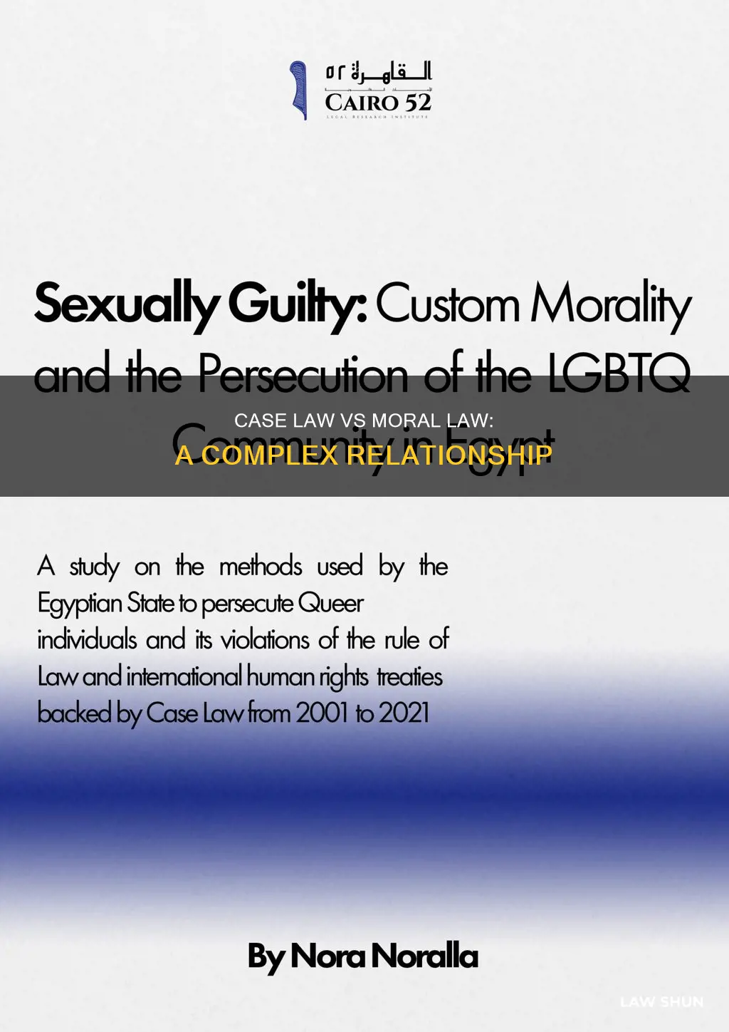 Case Law Vs Moral Law: A Complex Relationship | LawShun