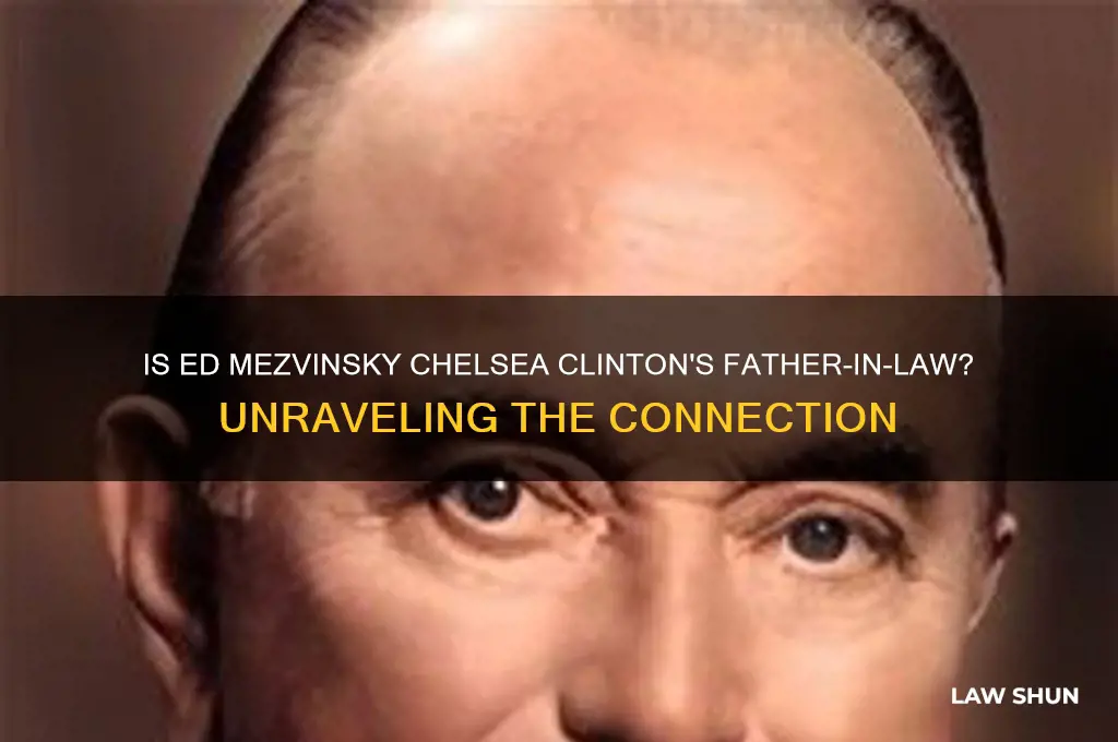 Is Ed Mezvinsky Chelsea Clinton's Father-In-Law? Unraveling The ...