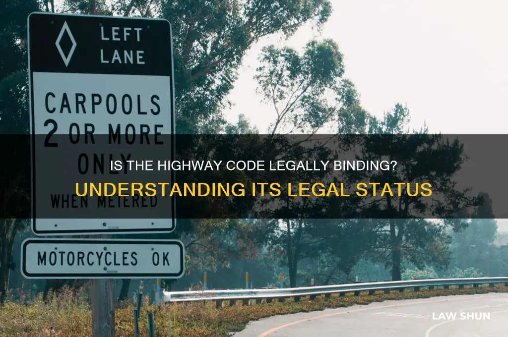 Is The Highway Code Legally Binding? Understanding Its Legal Status ...