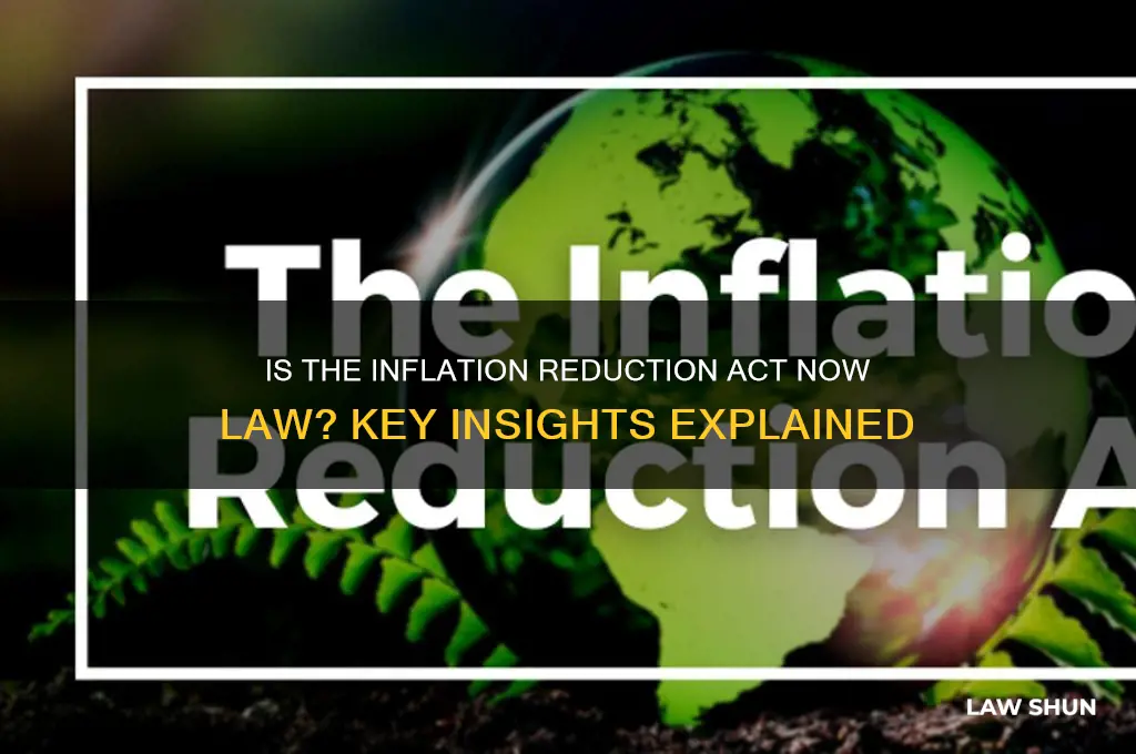 Is The Inflation Reduction Act Now Law? Key Insights Explained | LawShun