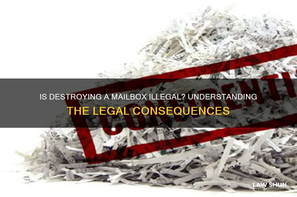 Is Destroying A Mailbox Illegal? Understanding The Legal Consequences ...