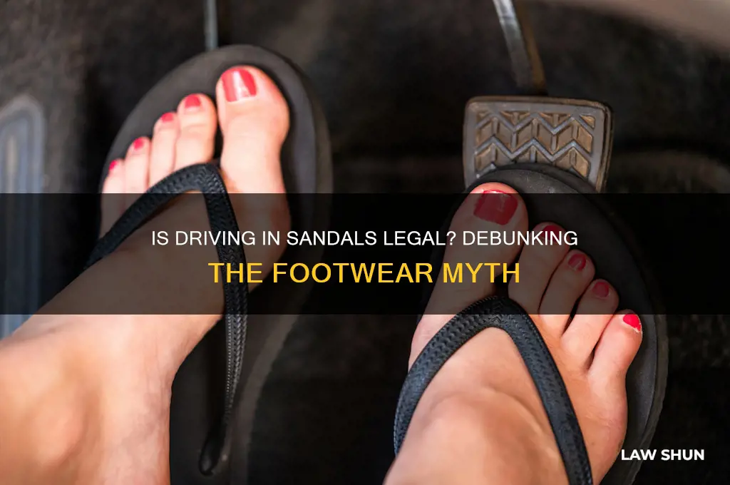 Is Driving In Sandals Legal? Debunking The Footwear Myth | LawShun