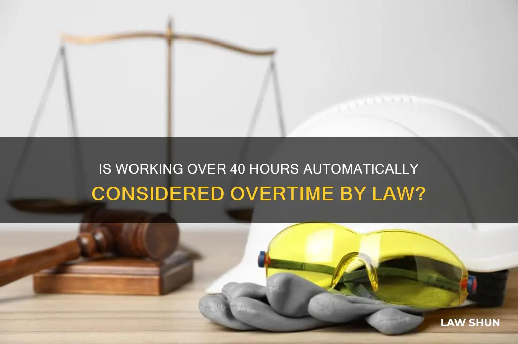 Is Working Over 40 Hours Automatically Considered Overtime By Law ...