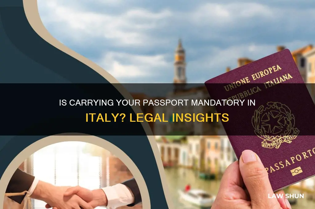 Is Carrying Your Passport Mandatory In Italy? Legal Insights | LawShun