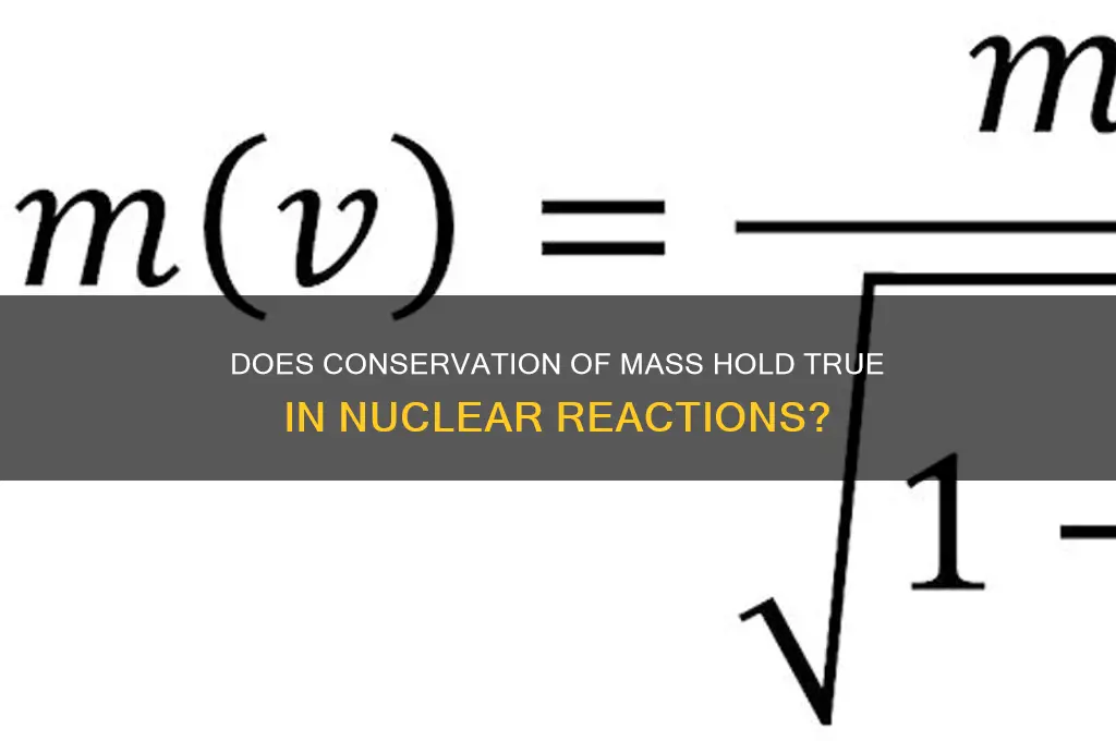 Does Conservation Of Mass Hold True In Nuclear Reactions? | LawShun