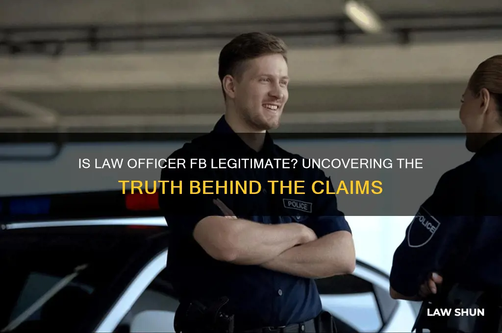 Is Law Officer Fb Legitimate? Uncovering The Truth Behind The Claims ...