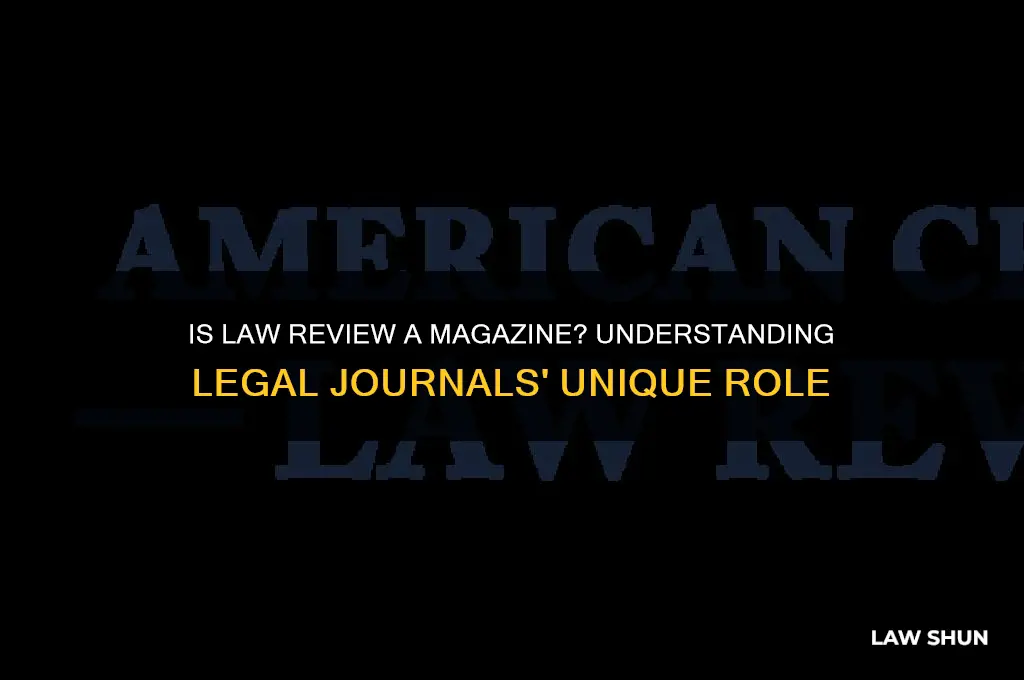 Is Law Review A Magazine? Understanding Legal Journals' Unique Role ...