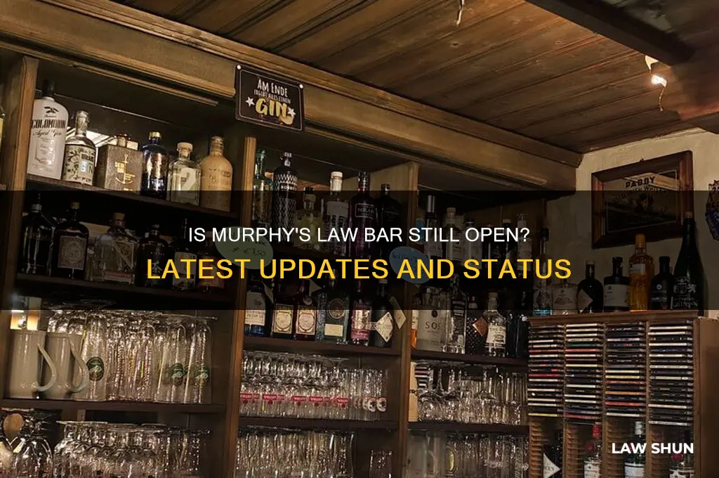 Is Murphy's Law Bar Still Open? Latest Updates And Status | LawShun