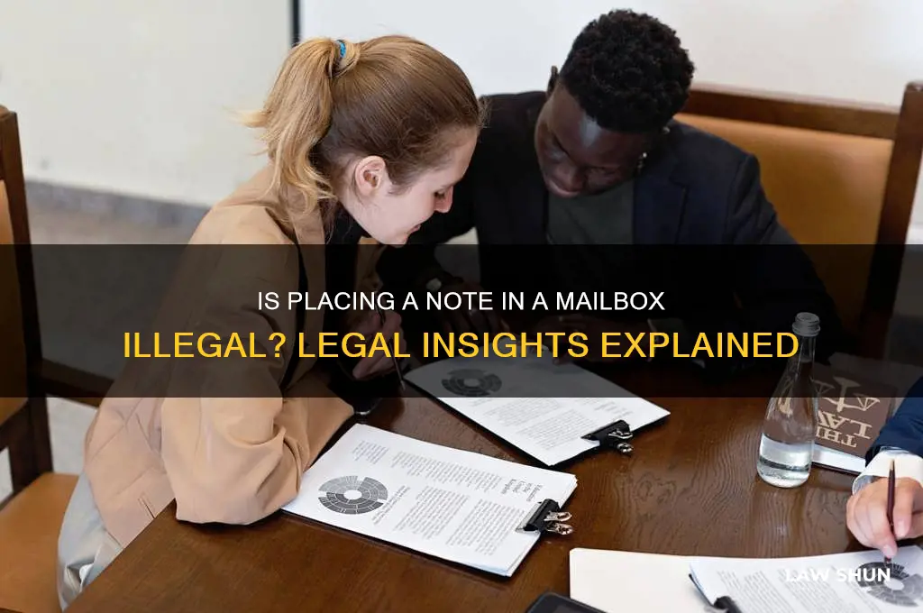 Is Placing A Note In A Mailbox Illegal? Legal Insights Explained | LawShun