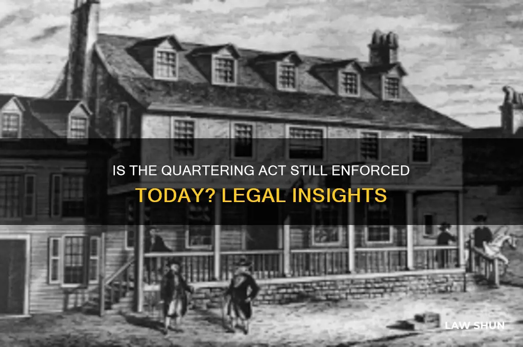 Is The Quartering Act Still Enforced Today? Legal Insights | LawShun