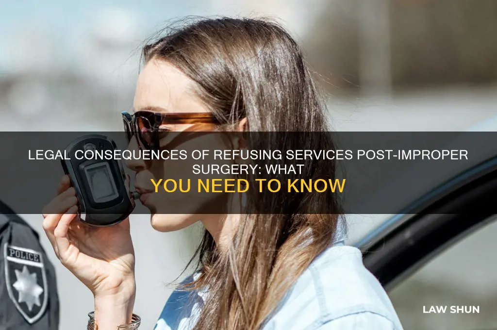 Legal Consequences Of Refusing Services Post-Improper Surgery: What You ...