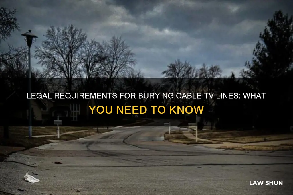 Legal Requirements For Burying Cable Tv Lines: What You Need To Know ...