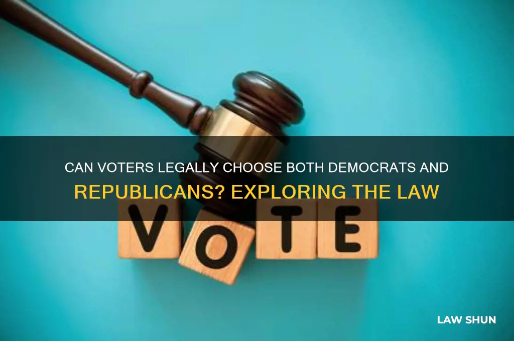 Can Voters Legally Choose Both Democrats And Republicans? Exploring The ...