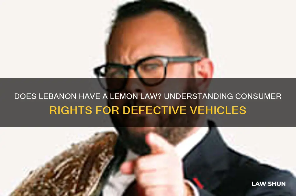 Does Lebanon Have A Lemon Law? Understanding Consumer Rights For ...