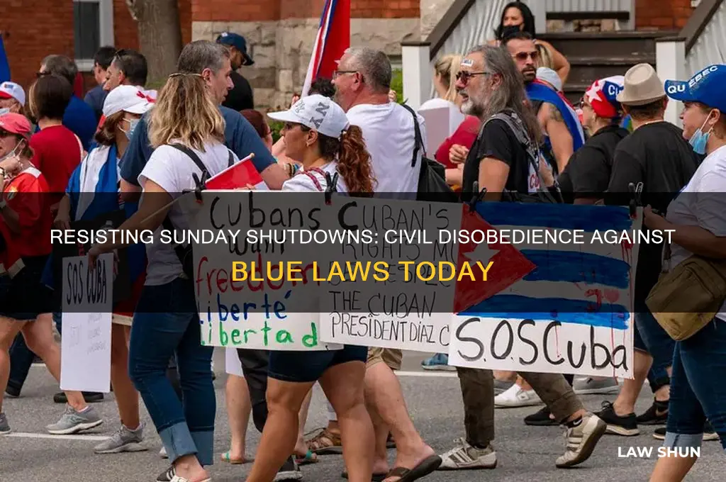 Resisting Sunday Shutdowns: Civil Disobedience Against Blue Laws Today ...