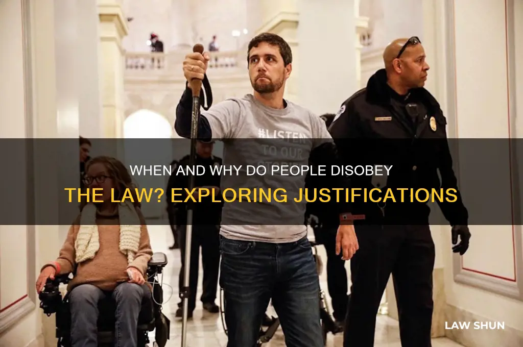When And Why Do People Disobey The Law? Exploring Justifications | LawShun