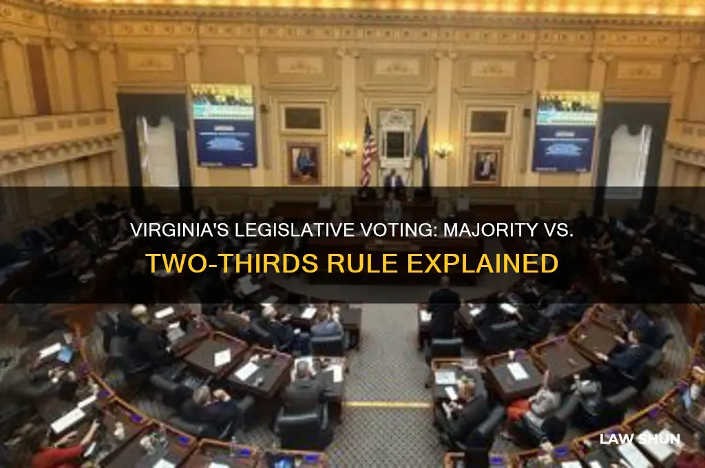 Virginia's Legislative Voting: Majority Vs. Two-Thirds Rule Explained ...