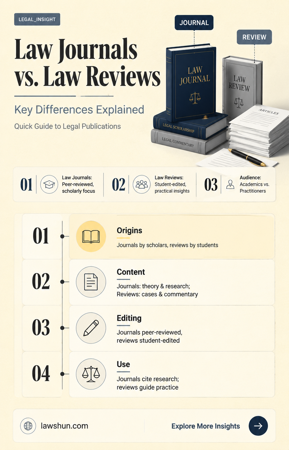 Law Journals Vs. Law Reviews: Understanding The Key Differences | LawShun