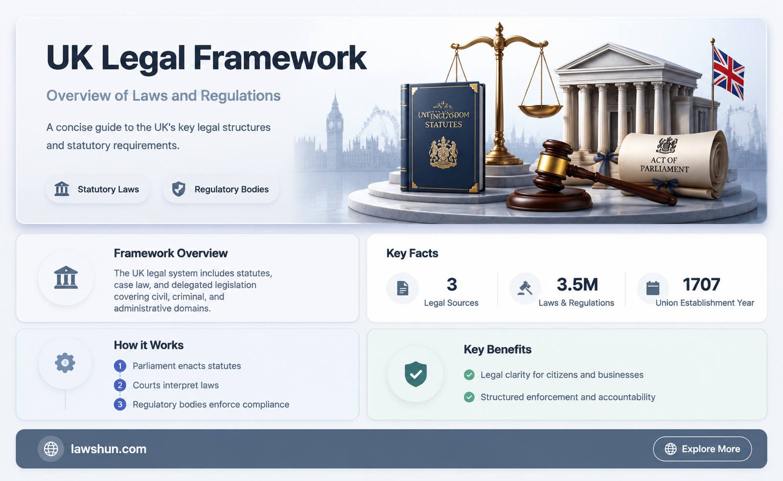 Regulations And Laws: Uk's Legal Framework | LawShun