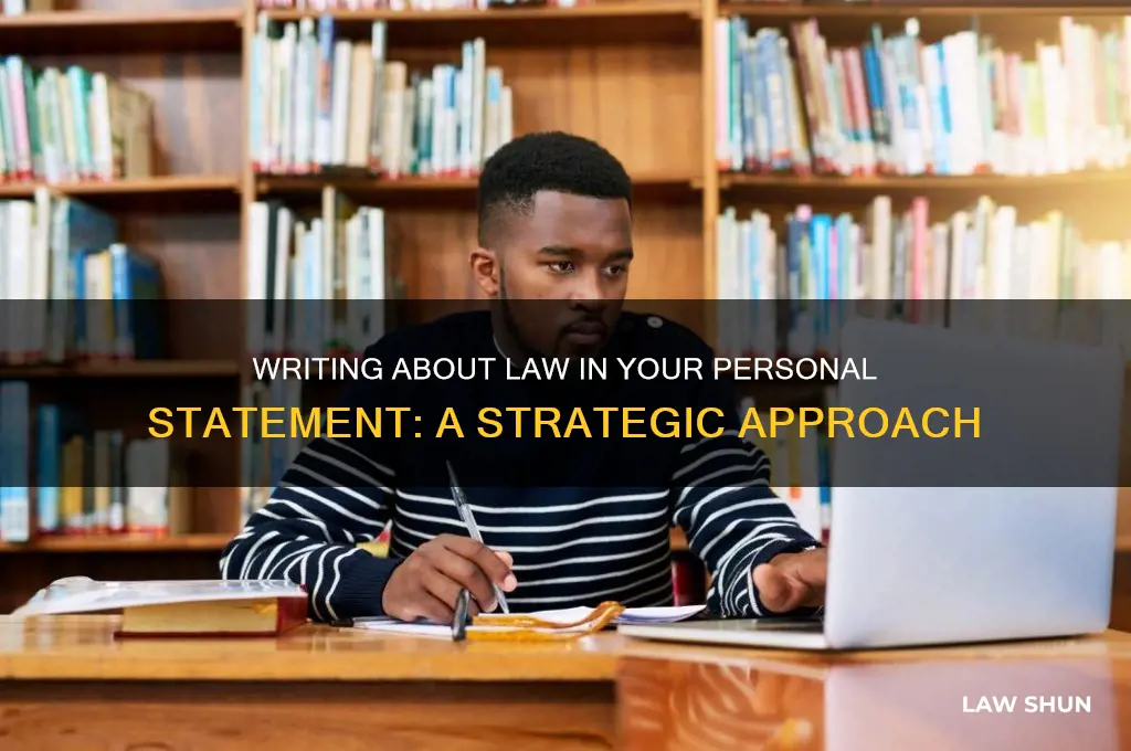 Writing About Law In Your Personal Statement: A Strategic Approach ...