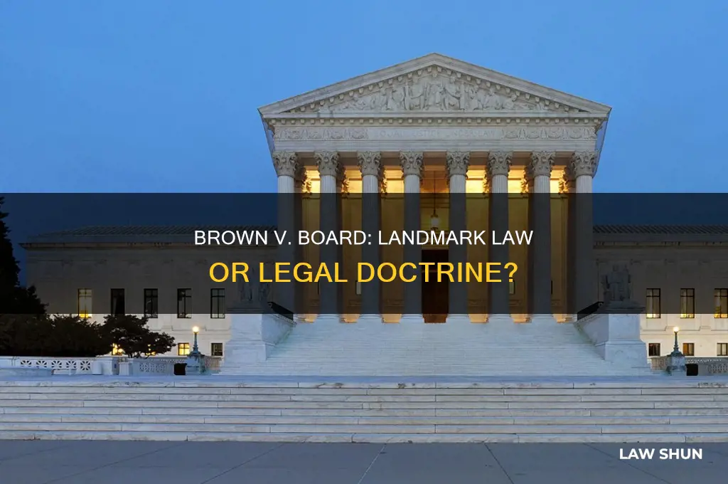 Brown V. Board: Landmark Law Or Legal Doctrine? | LawShun