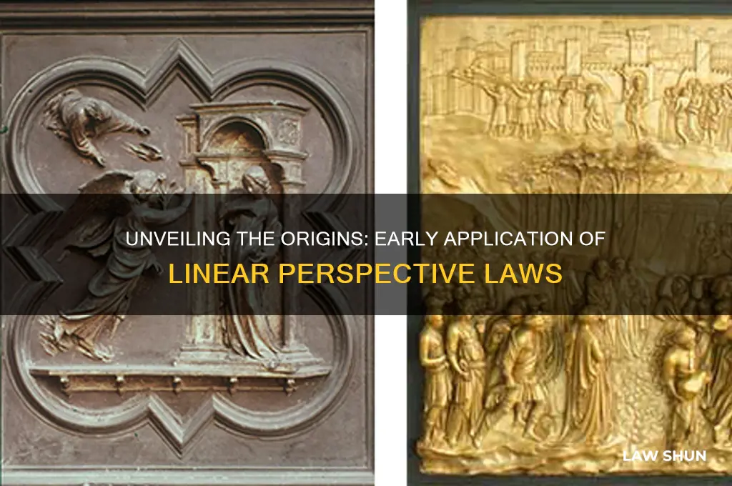 Unveiling The Origins: Early Application Of Linear Perspective Laws ...