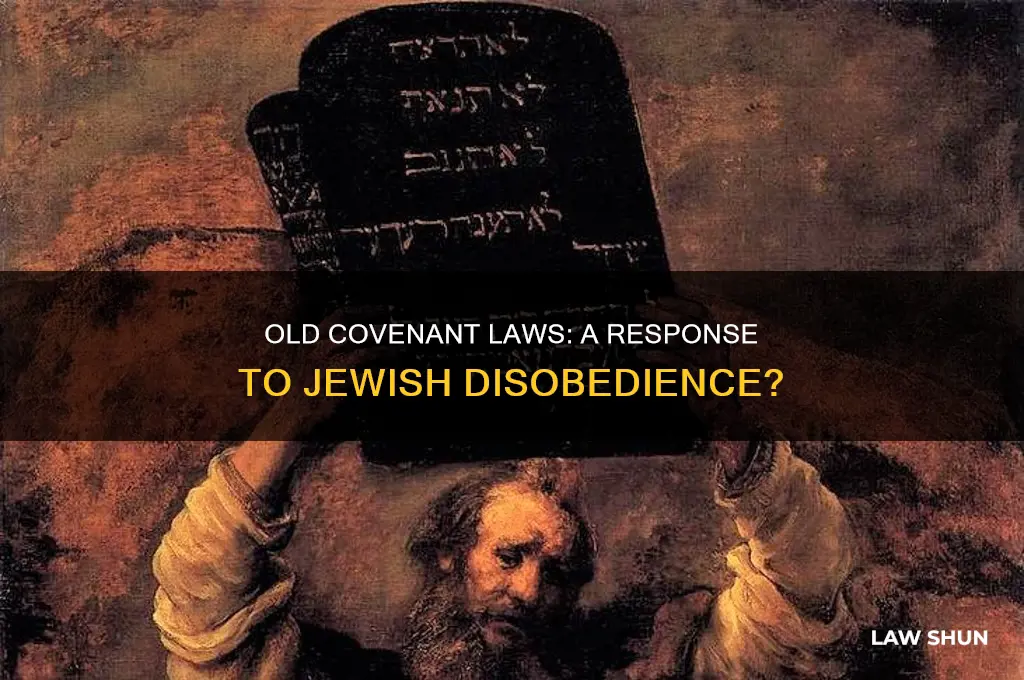 Old Covenant Laws: A Response To Jewish Disobedience? | LawShun