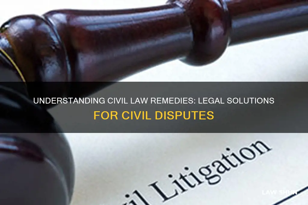 Understanding Civil Law Remedies: Legal Solutions For Civil Disputes ...