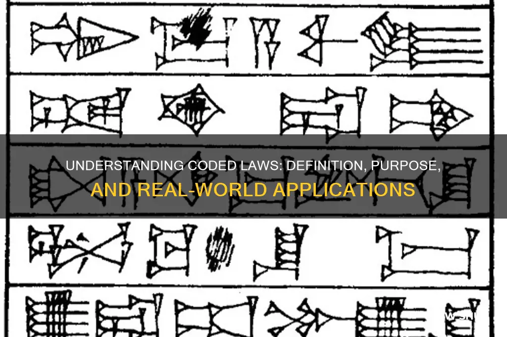 Understanding Coded Laws: Definition, Purpose, And Real-World ...