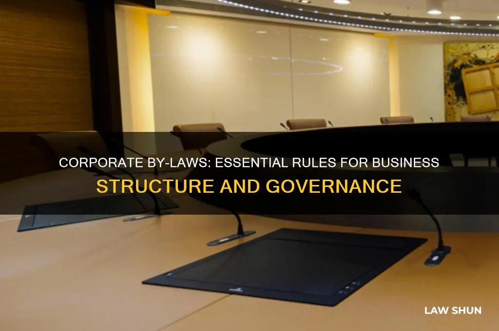 Corporate By-Laws: Essential Rules For Business Structure And ...