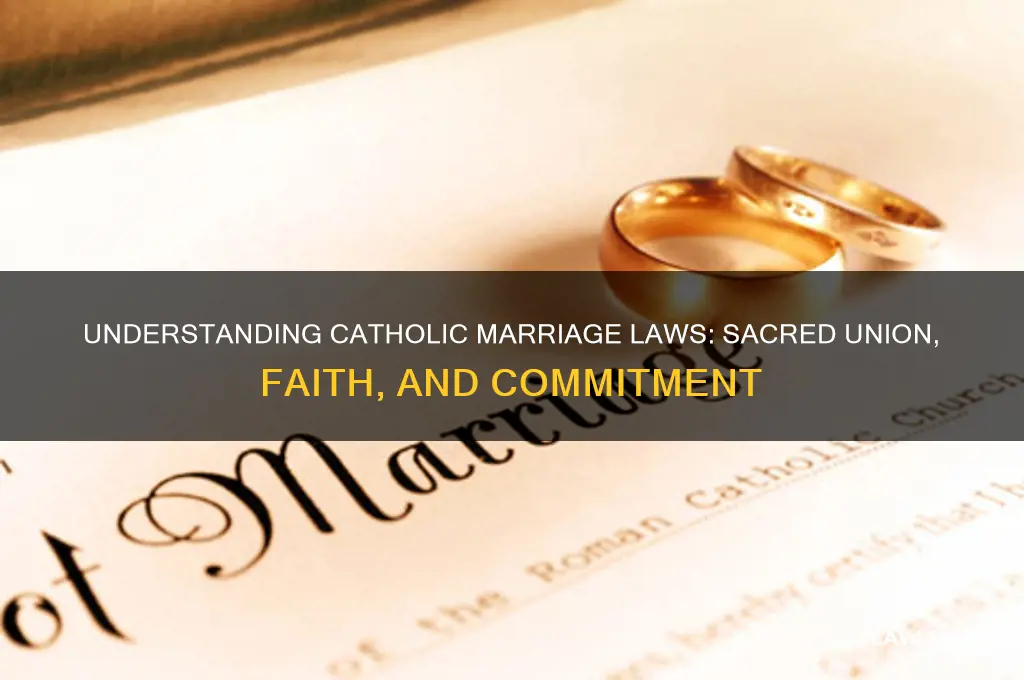 Understanding Catholic Marriage Laws: Sacred Union, Faith, And ...