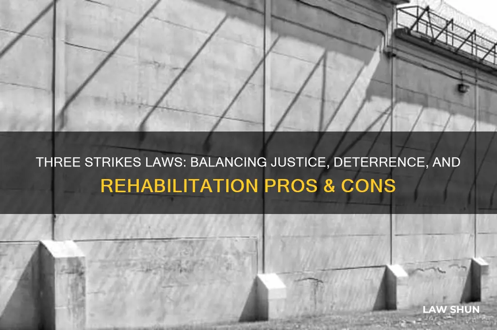Three Strikes Laws: Balancing Justice, Deterrence, And Rehabilitation ...