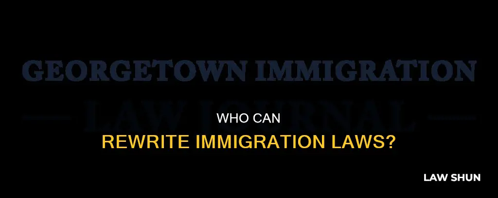 Who Can Rewrite Immigration Laws? | LawShun