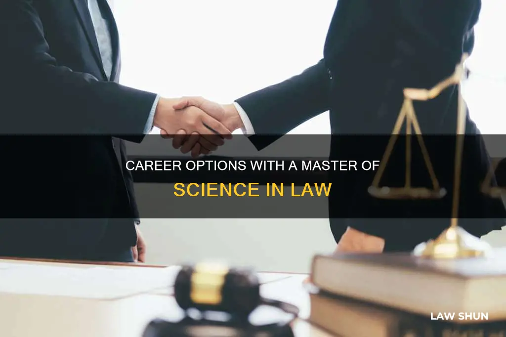 Career Options With A Master Of Science In Law | LawShun